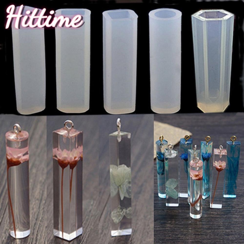Hittime 5 ชิ้นซิลิคอนเรซิ่นหล่อแถบแม่พิมพ์เครื่องประดับ Mould DIY หัตถกรรมทํา M6R6[NVEP ...