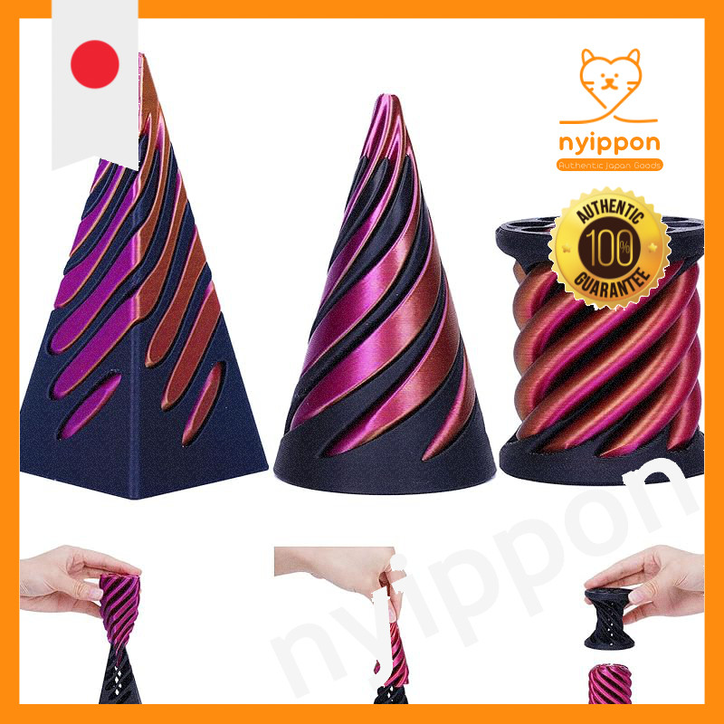 Gencokok 3-Piece Impossible Pyramid Pass-Through Sculpture, 3D Printed ...