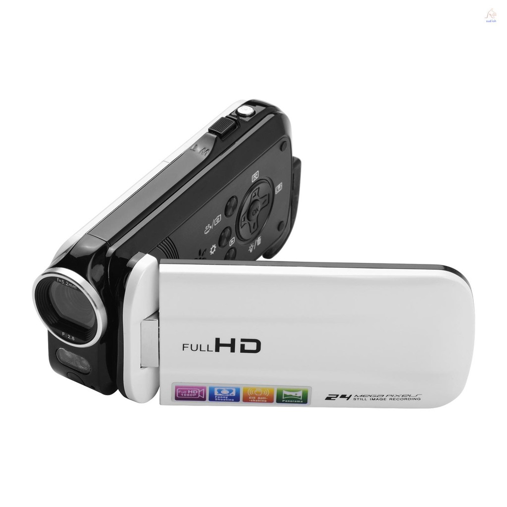 1080p Full HD Mini Digital Video Camera DV Camcorder 24MP 3 นิ้วหมุนได้ ...