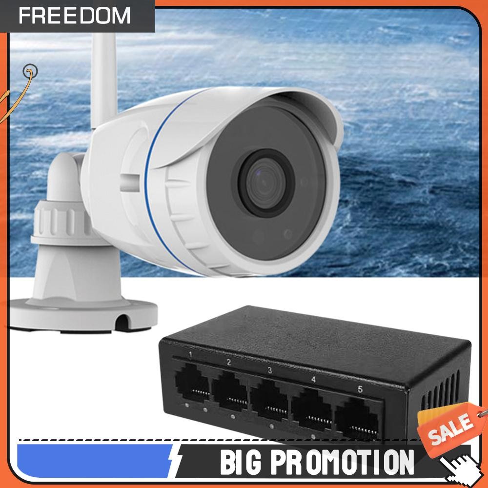 5 พอร์ต Gigabit Ethernet Switch Home Network Hub 10/100/1000Mbps Plug ...