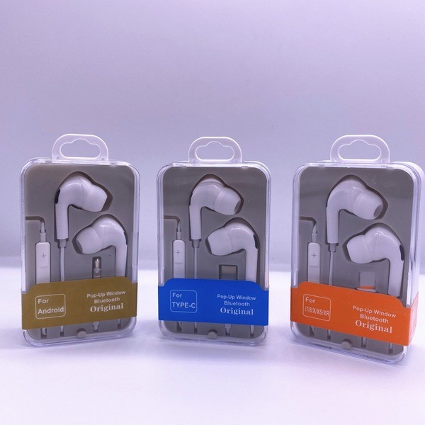หูฟัง สาย typ c หูฟัง type c สําหรับ iPhone 6x 7 8 11 12 Android Huawei ...