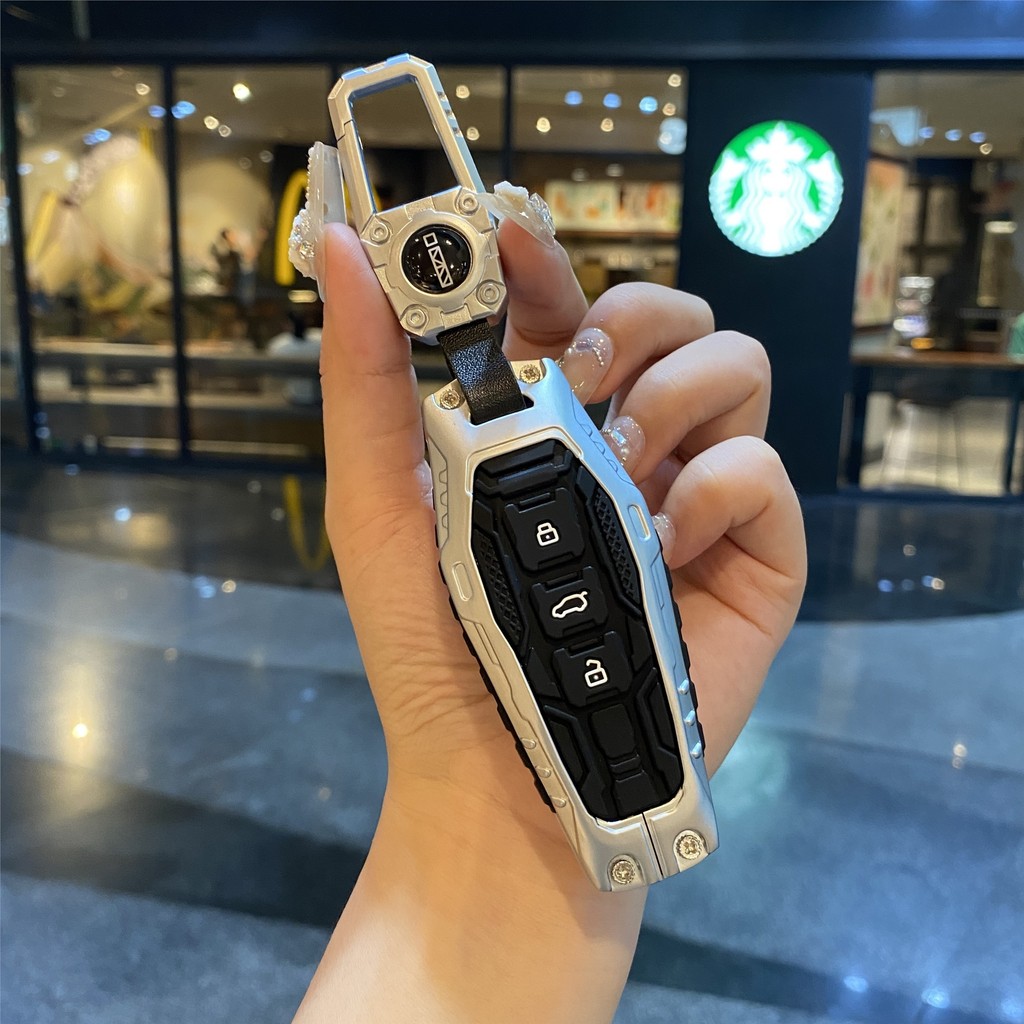 กระเป๋ากุญแจ Jaecoo รุ่นใหม่ 24-25 Jaecoo J6 Jaecoo6 ปกโลหะสำหรับรีโมท ...