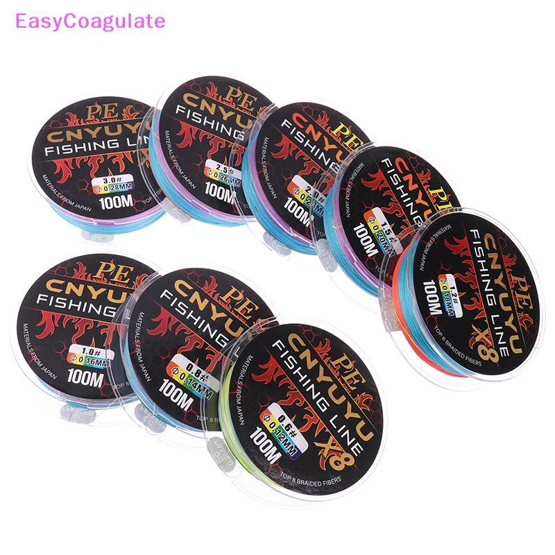 Eas X8 Strands Braided PE สายตกปลา 100M Abrasion ทนเส้นถักประสิทธิภาพ ...