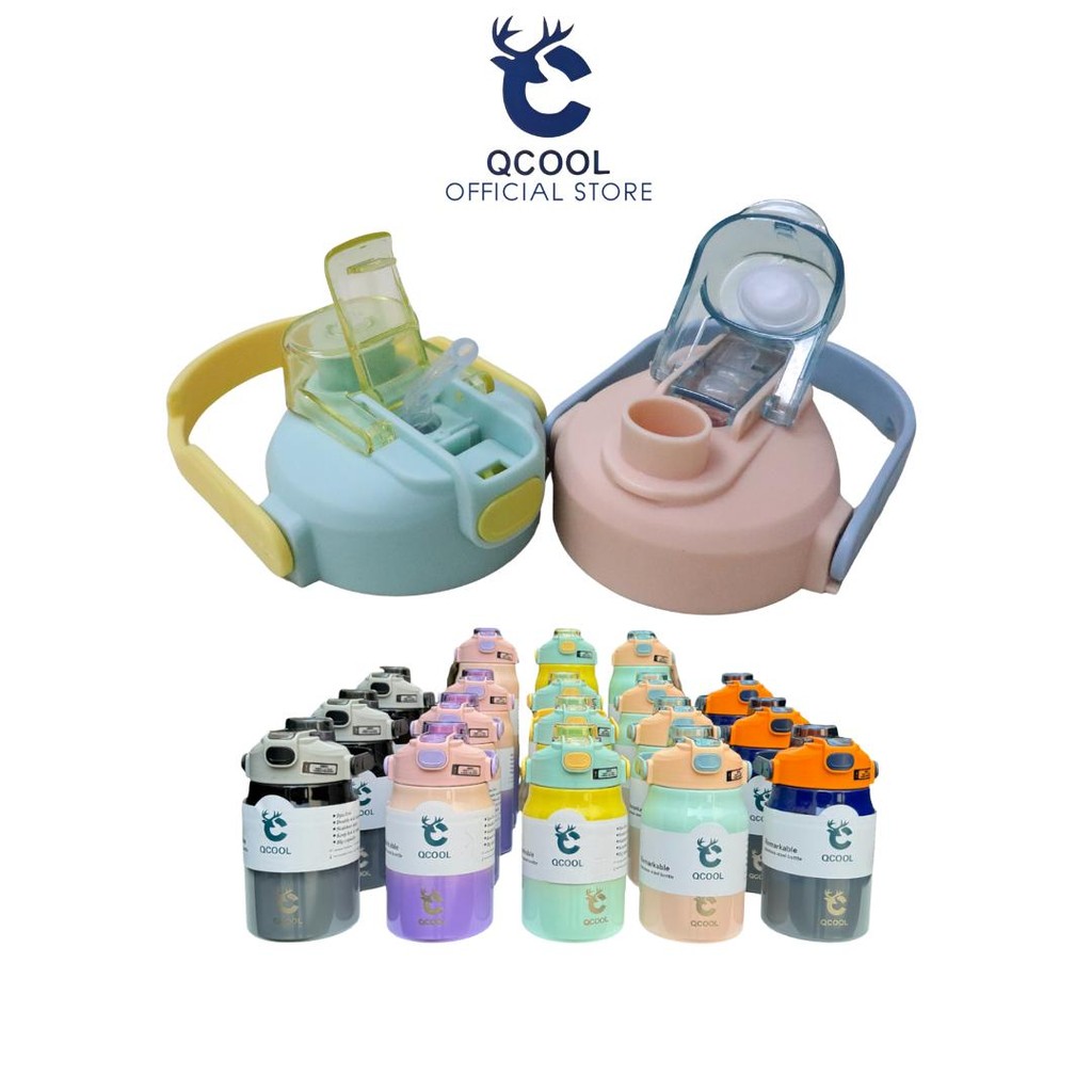 QCOOL ฝากระติกน้ำ 8.5 ซม. รุ่นเฉพาะ QC8101-8104 ฝาอะไหล่พลาสติกปลอด BPA เหมาะสำหรับใช้แทนฝาเดิม ...