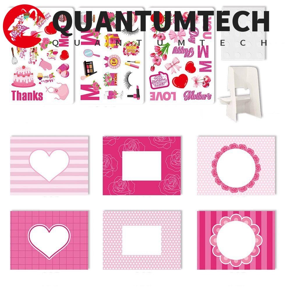 QUANTUMTECH Mothers Day DIY กรอบรูปชุด,ทนทาน Happy Mothers Day กระดาษกรอบรูปหัตถกรรมชุด,พร้อมสติ ...