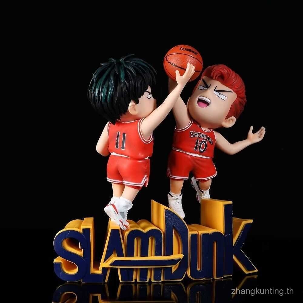 ฟิกเกอร์อนิเมะ Slam Dunk Zhenxiangshe SD Jumping Ball Rukawa Kaede vs ...