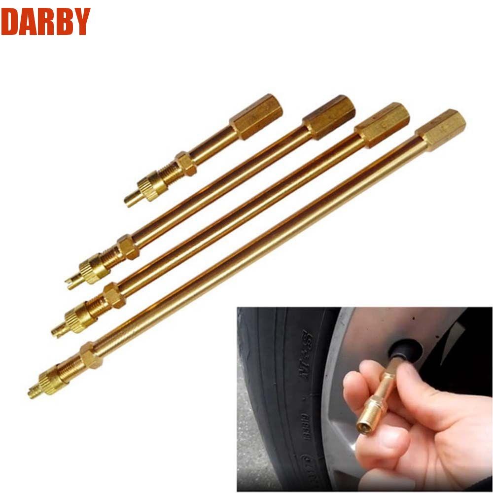 DARBY ปั๊มลมวาล์ว Extension Rod หัวฉีดพองทองแดง Universal รถยนต์ ...