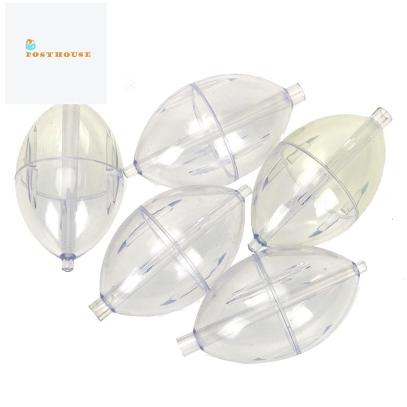 [posthouse]5PCS Fishing Clear Float Buoy Slip Strike Indicator Oval Float Bubble Float Fishing ...