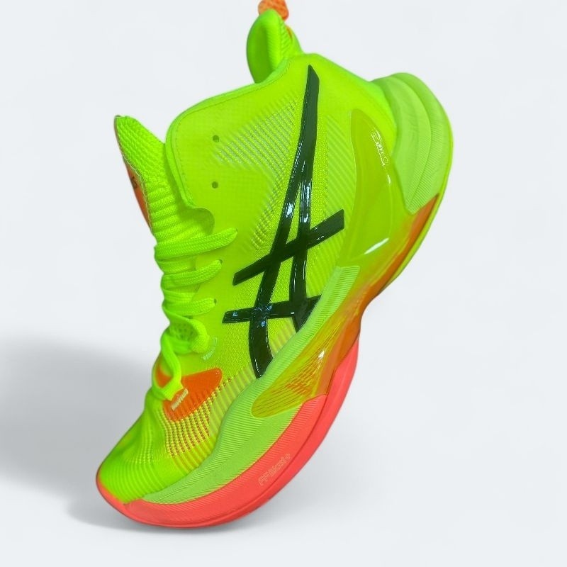 Asics metarise 2 Paris MID CUT รองเท้าวอลเลย์บอลชายและหญิงสีเหลือง hhcg ...