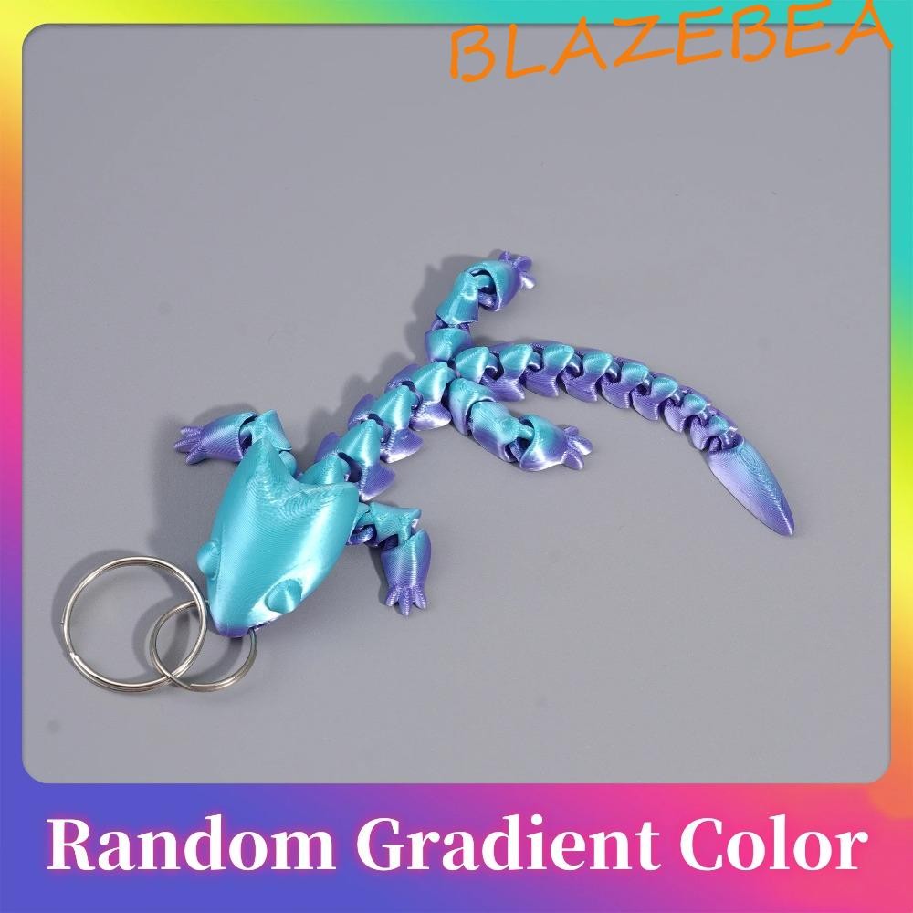 Blazebea พวงกุญแจมังกรจีน, ของเล่นอยู่ไม่สุขการ์ตูนปรับข้อต่อร่างกายจี้, แหวนกุญแจรถ Charms Mini ...