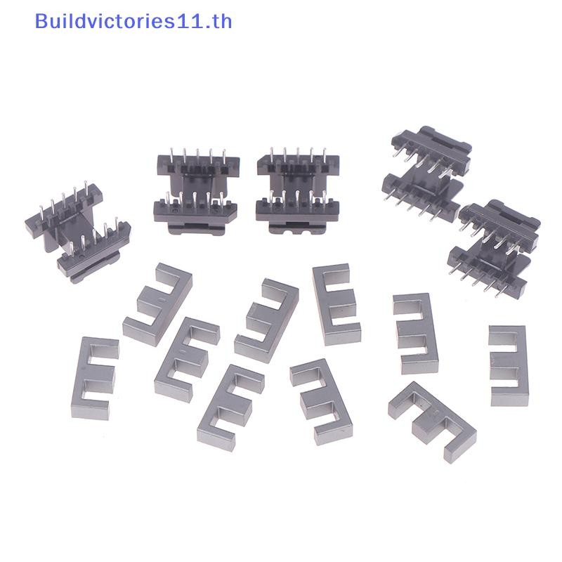 Buildvictories11 5 ชุด EE19 5 พร้อม 5pin Transformer Bobbin PC40 Ferrite Core แนวตั้ง 10 Ferrite ...