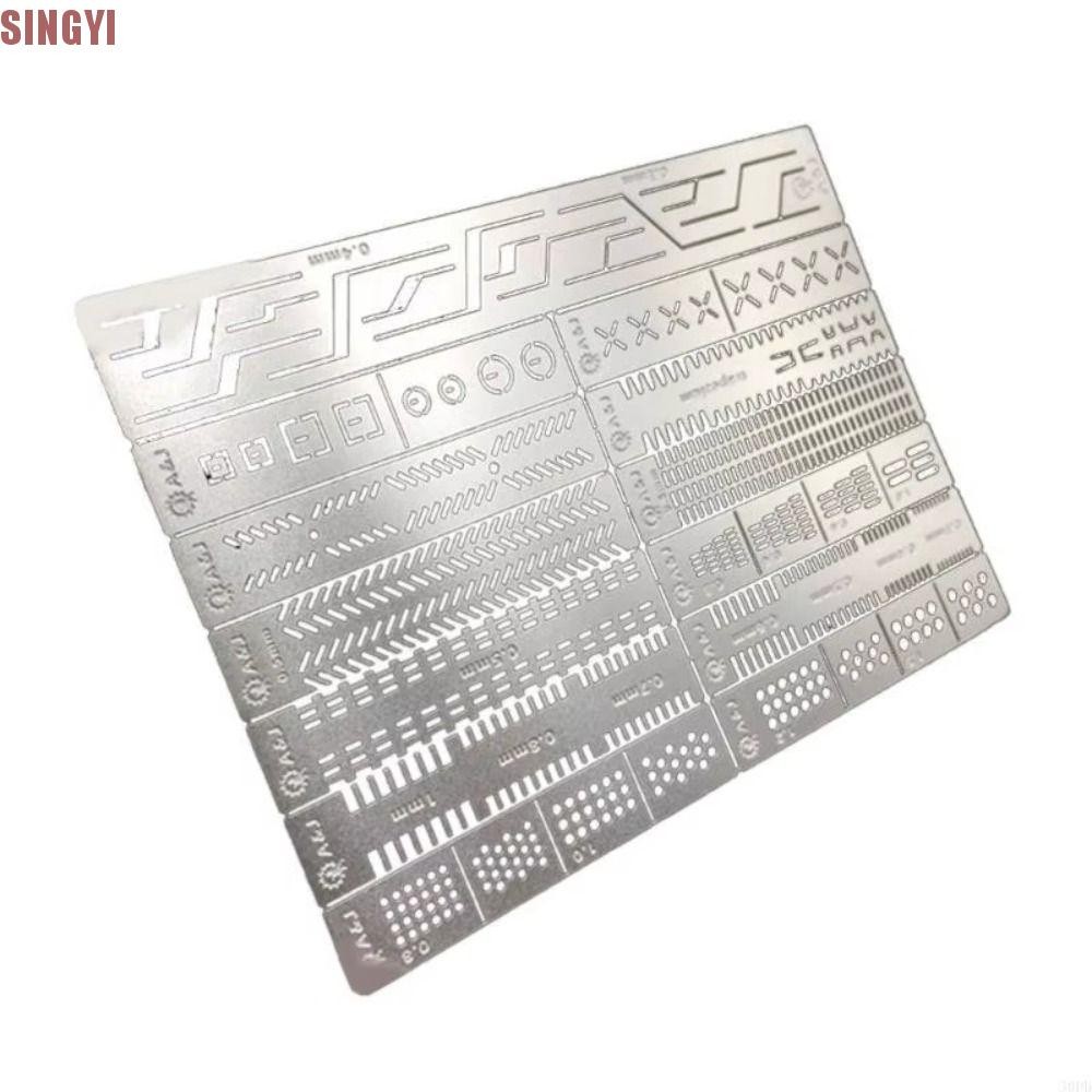 SINGYI รุ่นแกะสลักไม้บรรทัด,สแตนเลสเจาะหลุมรุ่น Crafting เครื่องมือ ...