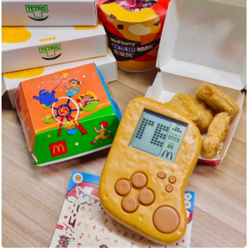 Childhood Memories Classic McDonalds Chicken shaped Tetris Game Console | Shopee Thailand