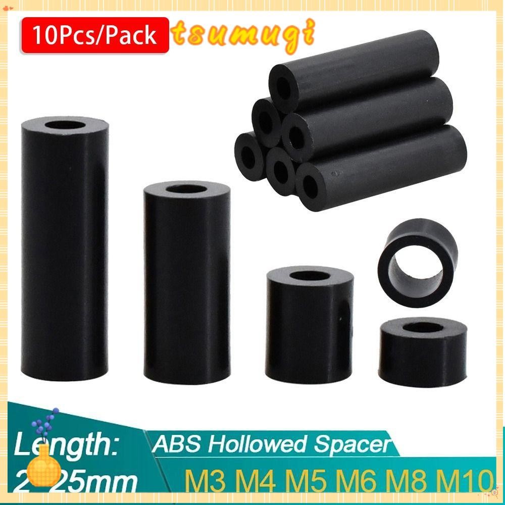 TSUMUGI 10 ชิ้น/แพ็ค Hollow Standoff, Non-Threaded PCB Board รองรับ ABS ...