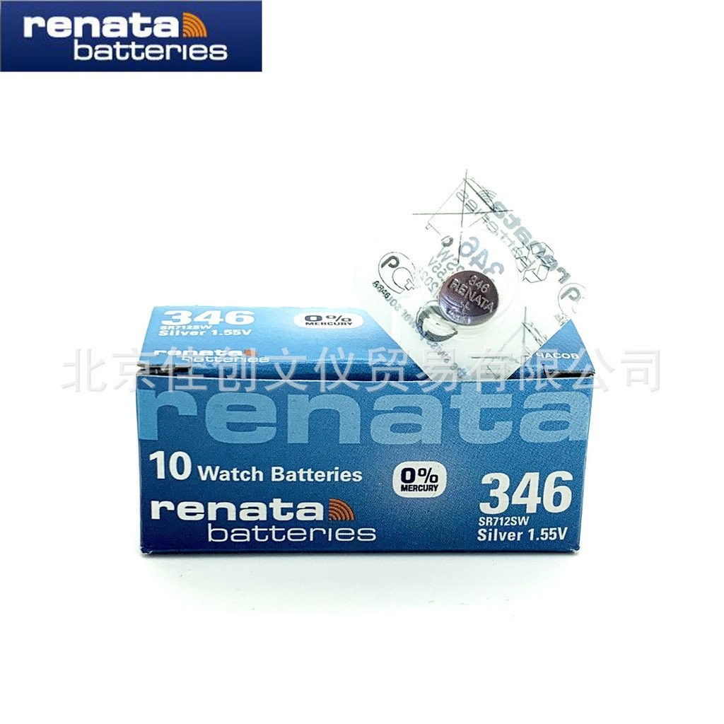 Renata Swiss 346 Swatch แบตเตอรี่นาฬิกา sr712sw แบตเตอรี่ปุ่ม1.55เงิน ...