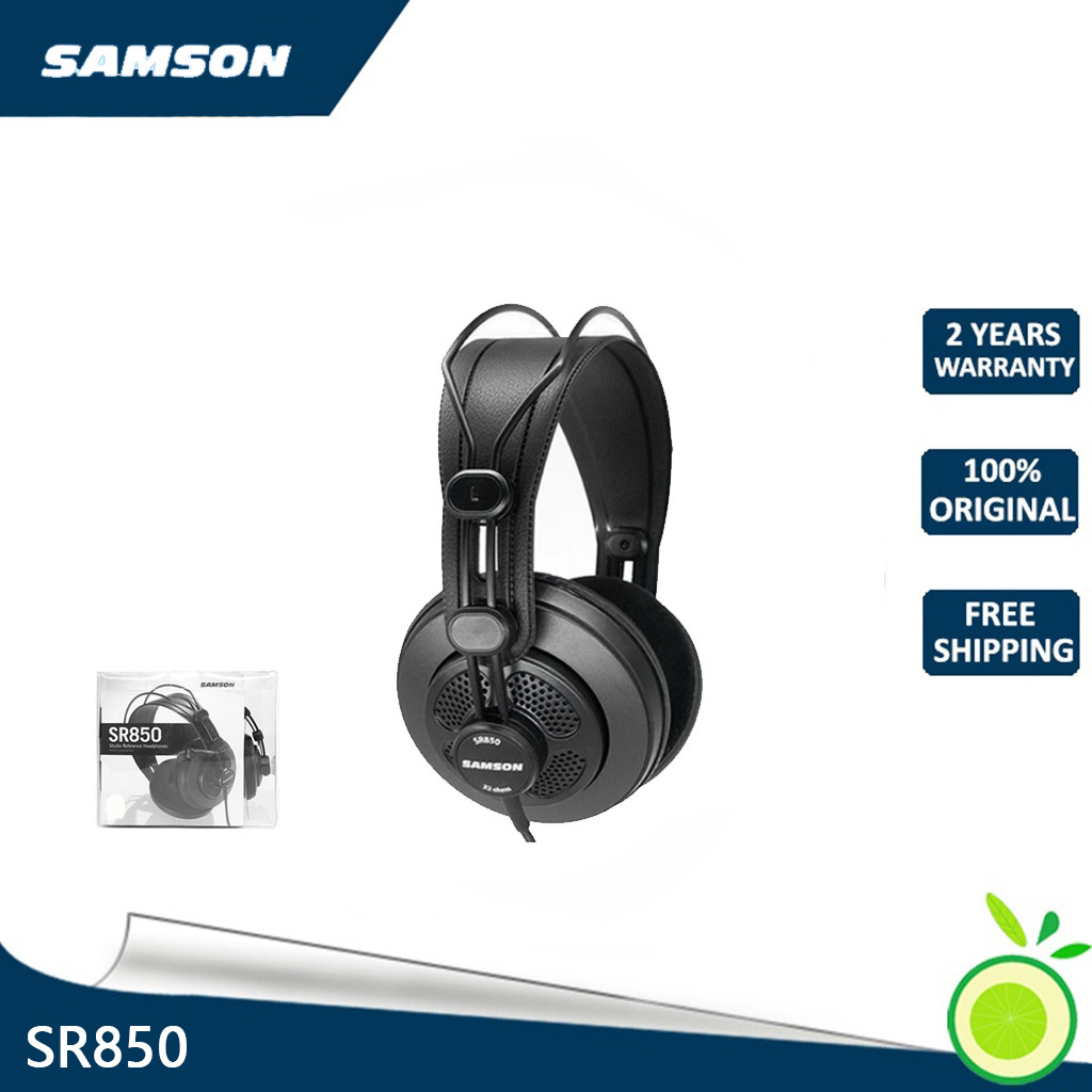 Original SAMSON SR850 Professional Studio Reference Monitor หูฟังแบบได ...