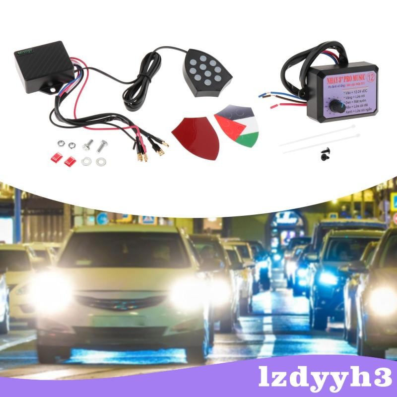 [Lzdyyh3] 12-24v Car Van ตัวควบคุมไฟฟ้าเปลี่ยนรถจักรยานยนต์อะไหล่ซ่อมน้ําหนักเบาชุดควบคุม ...