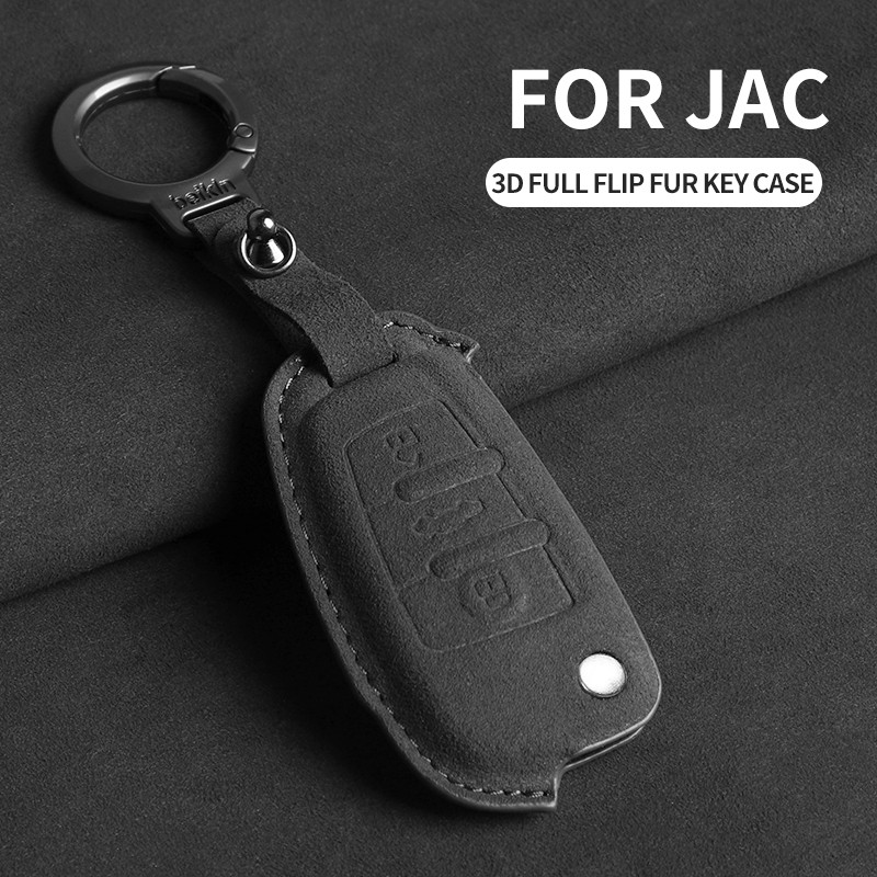 2 3 ปุ่ม Suede รถ Flip Key สําหรับ JAC S2 Refine S3 S4 S5 S7 R3 A5 JAC ...