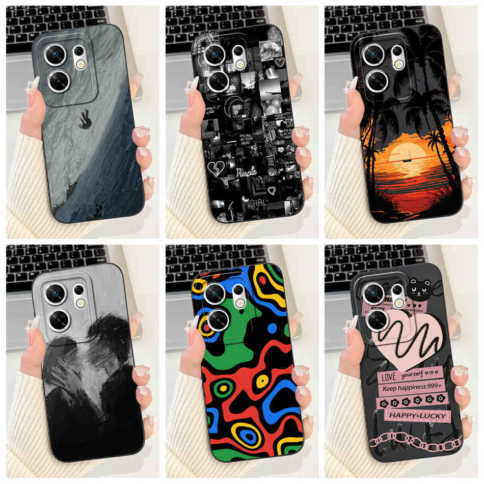 Infinix Zero 30 4G 5G X6731 X6731B ใหม่แฟชั่น Sunset รูปแบบเคสโทรศัพท์ ...