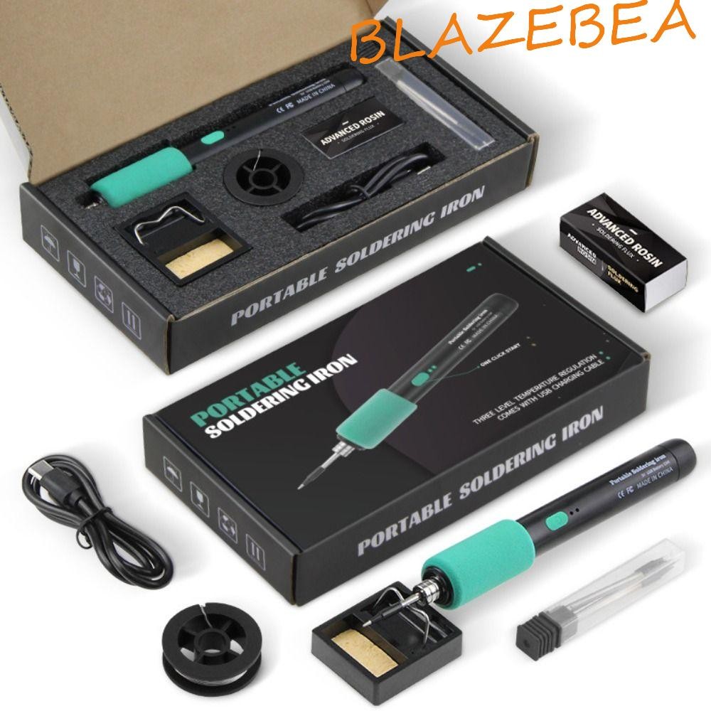 Blazebea ชุดหัวแร้ง, ชาร์จ USB 650mAh แบตเตอรี่ลิเธียม USB หัวแร้ง, 5V8-15W ปรับอุณหภูมิ ...
