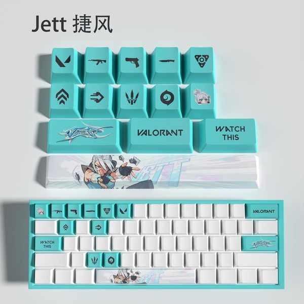 keycap valorant คีย์แคป keycaps Jet Style New Style Fearless Contract ...