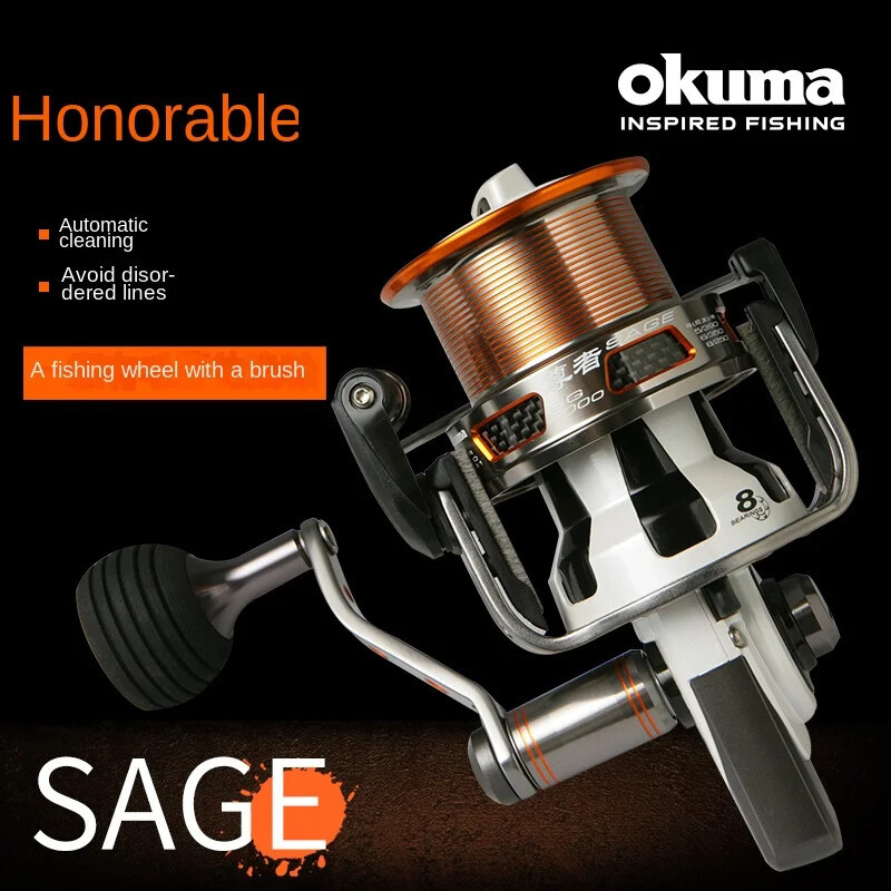 รอกตกปลา OKUMA-SEGA 8000 Surf Long Cast Spinning | Shopee Thailand
