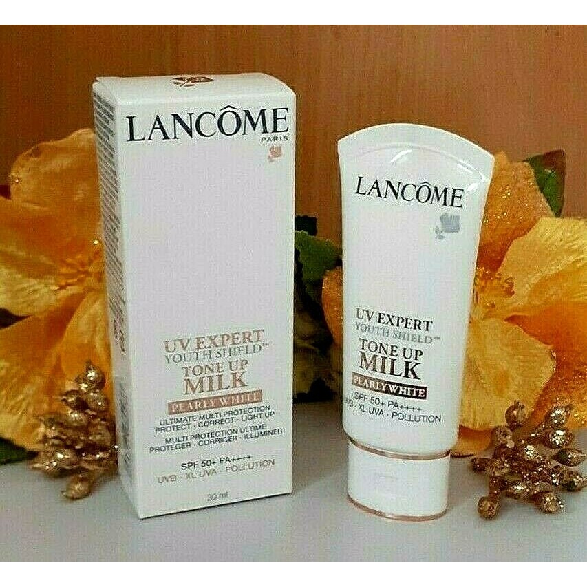 Lancome UV Expert Youth Shield UV Tone Up Milk Pearly White SPF50+PA++++ 30mL | Shopee Thailand