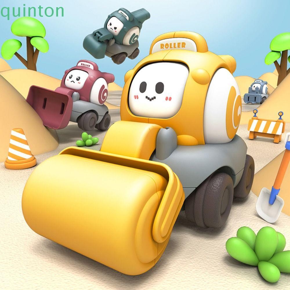 QUITON รถนกหวีดของเล่น, Inertia กดเด็กการ์ตูนของเล่นรถ,ดึงกลับการ์ตูนรถ ...