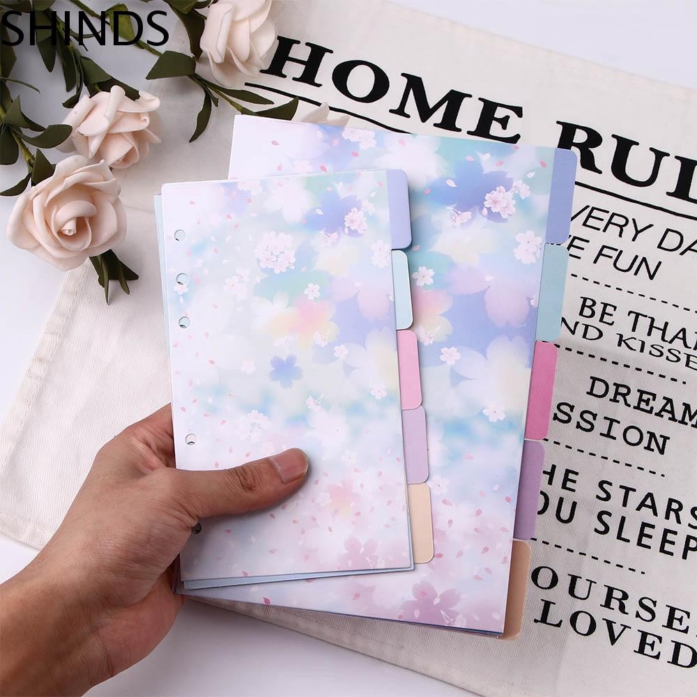 Shinds Notebook Divider Index 6-Ring Binder หมวดหน้าTab Planner Book ...