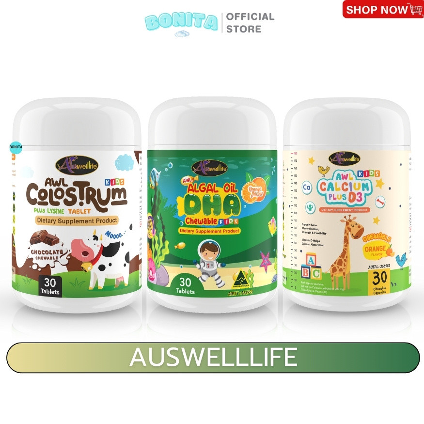 ดีเอชเอ Auswelllif DHA Algal Oil DHA อาหารเสริมเด็ก วิตามินบำรุงสมอง วิตามินเด็ก เสริม ...