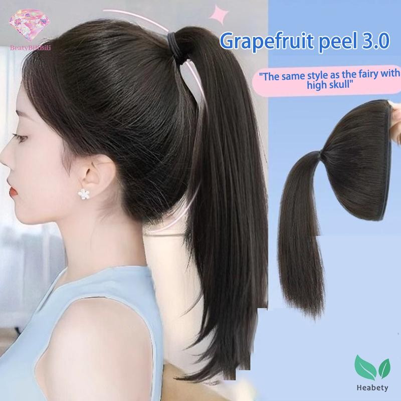 Heabty 35 ซม.Pmelo Skin วิกผม Meatball Head หางม้าสูง Cranial Crest ...