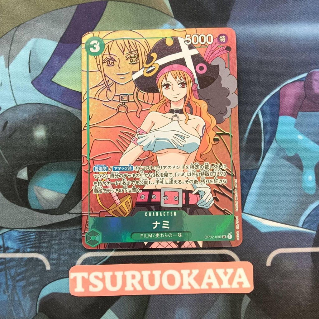 Nami SR Parallel OP02-036 OP-02 Paramount War Japanese One Piece Card | Shopee Thailand