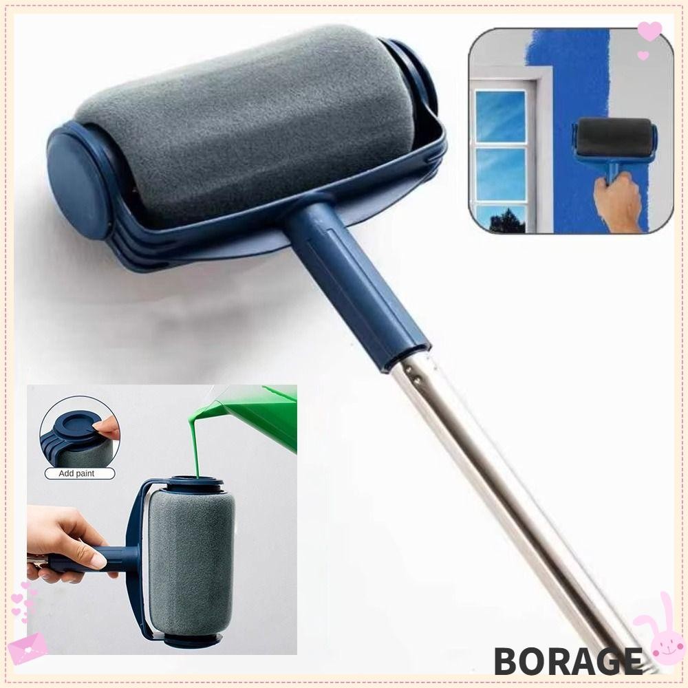 BORAG บรรจุลูกกลิ้งสี, แปรงกลองโฟมด้ามยาว, Self-priming มัลติฟังก์ชั่น ...