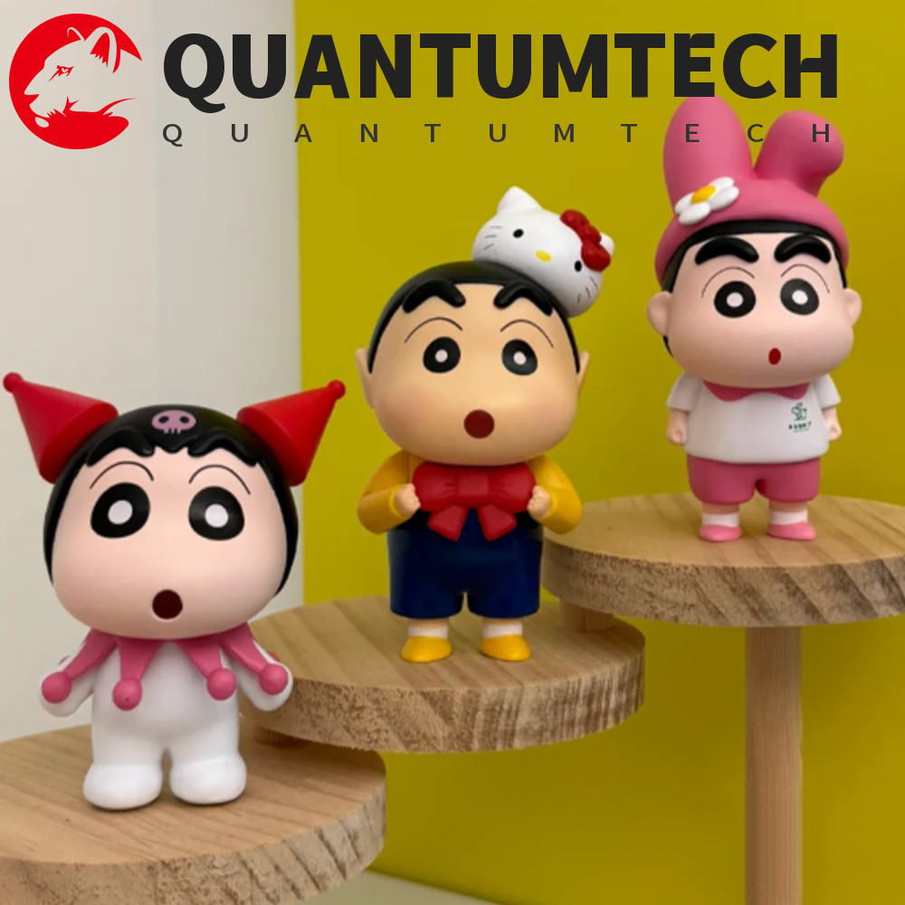 QUANTUMTECH Kuromi Crayon Shin-Chan รูป, Kt Cat Kitty Crayon Shin-Chan ของเล่น, ตัวเลขการกระทํา ...