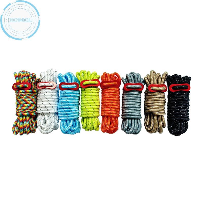 Xo94ol 6 มม.ปีนหน้าผาเชือก 4 เมตร,ความปลอดภัยกลางแจ้งปีนเขา Grappling ...