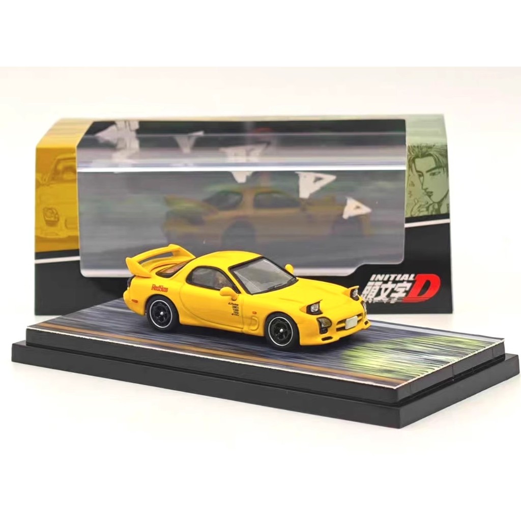 Hobby Japan 1/64 รถ Mazda RX7 FD3S Initial D Keisuke Takahashi รถตกแต่ง ...