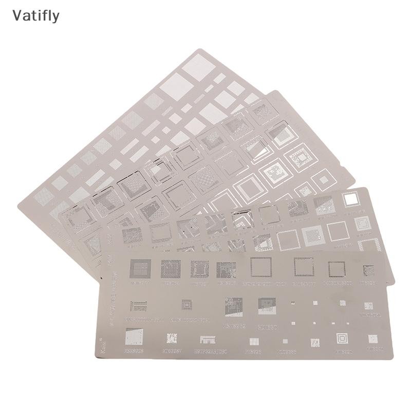 ใหม่ 4PCS Universal BGA Reballing Stencil สําหรับ MTK MSM CPU PM Power IC ปลูกบัดกรีสุทธิร้อน ...