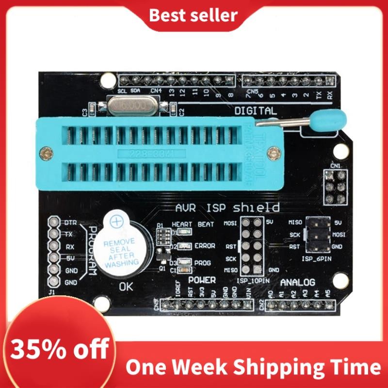 AVR ISP บอร์ดขยาย Shield Burning Bootloader สําหรับ Atmega328P โมดูล ... AVR ISP บอร์ดขยาย Shield Burning Bootloader สําหรับ Atmega328P โมดูล ...