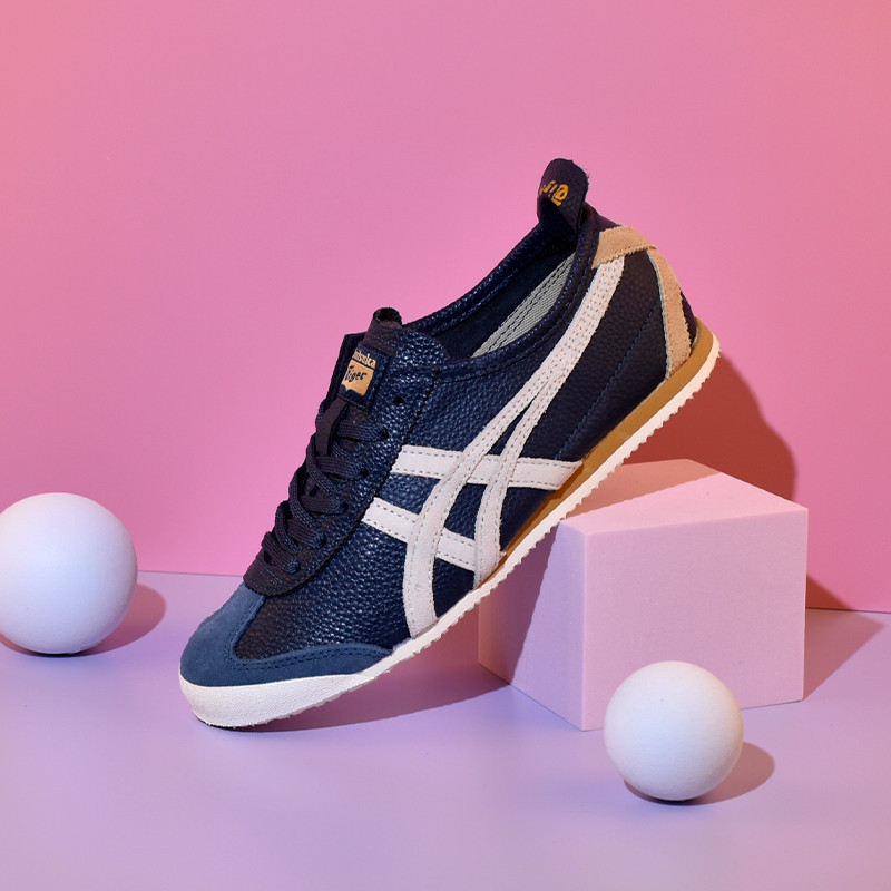 (asics) [Hot-] UYOP Onitsuka Tiger Mexico 66 รองเท้าใหม่ 66 รองเท้าผ้าใบหนังแกะรองเท้าคู่ Tigers ...