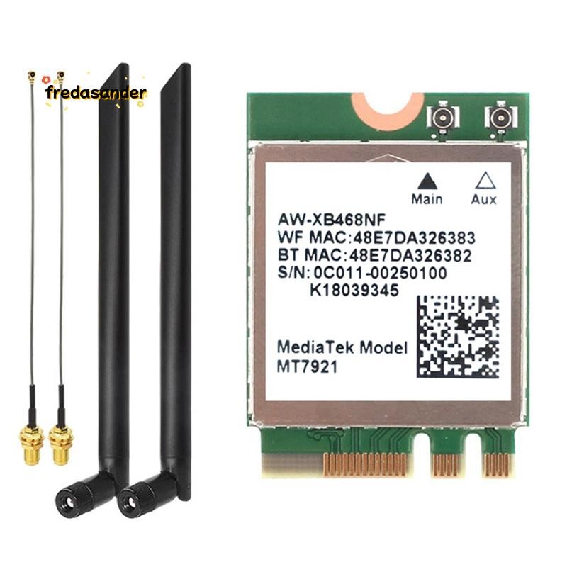 MT7921 WIFI6 2.4G 5G การ์ดเครือข่าย Gigabit คอมพิวเตอร์เดสก์ท็อปแล็ปท็อปการ์ดเครือข่ายไร้สายใน ...