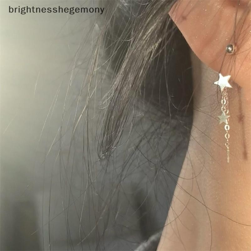 BGTH ต่างหู Star sel สไตล์จีน Five-pointed Star สกรู Studs ต่างหูโลหะ ...