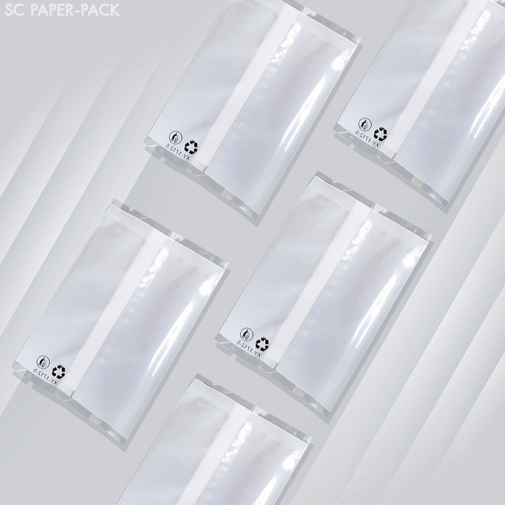 SC Paper-Pack ถุงขนมคุกกี้ ถุงซีลลาย 2524 ขนาด 5.5x8.5cm (แพ็ค 100 ...