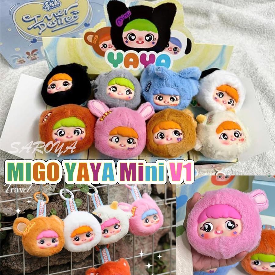 ในสต็อกกล่องตาบอด MIGO YAYA Mini V1 Series ตุ๊กตาสะสมของเล่น | Shopee ...