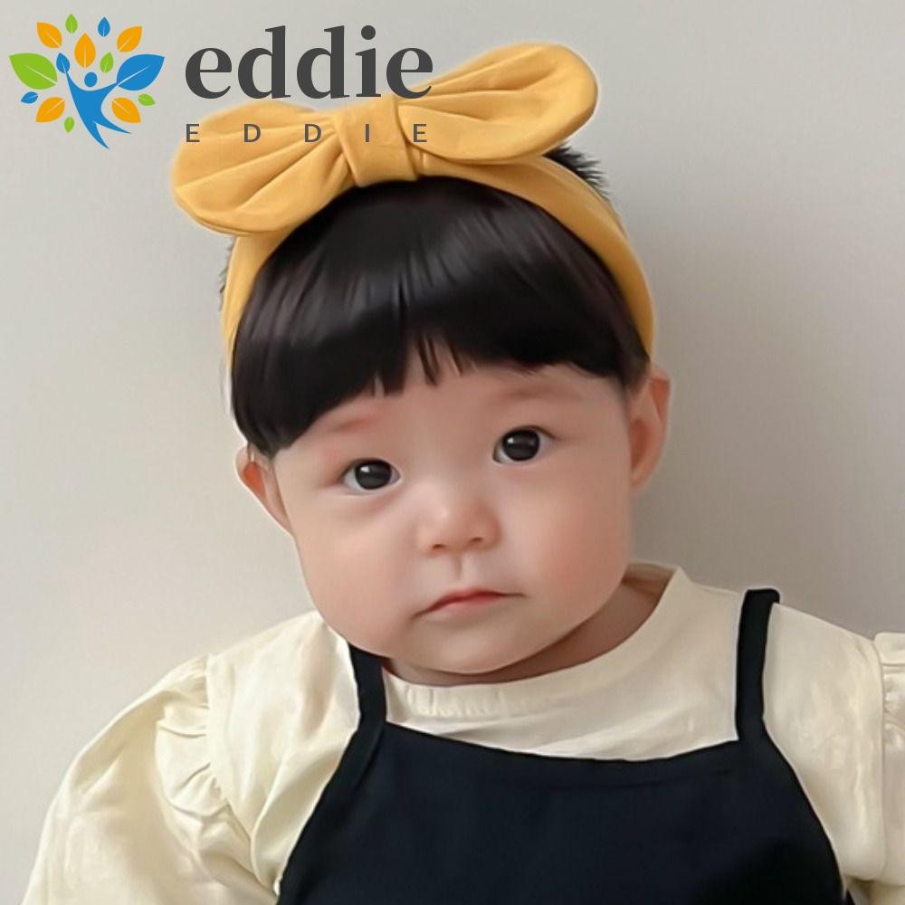 Edie เด็ก Bowknot แถบคาดศีรษะวิกผมนุ่มสีชมพูทุกวันอุปกรณ์เสริมผมการถ่าย ...