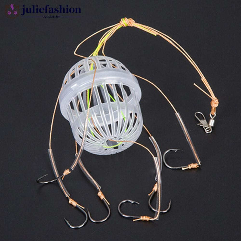 Juliefashion 1PCS Water Monster Bomb Hook ชุด 6 Isene ตะขอเงินปลาคาร์พ ...