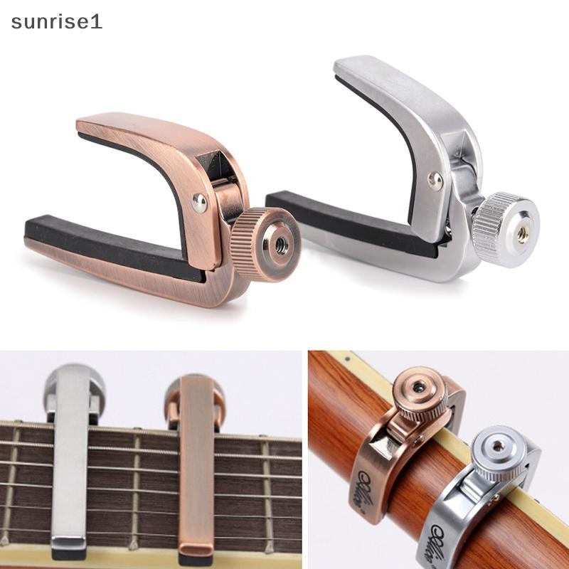 [ใหม่] อลูมิเนียมอัลลอยด์โลหะกีตาร์ Capo Guiar อุปกรณ์เสริมกีตาร์ Capo ...