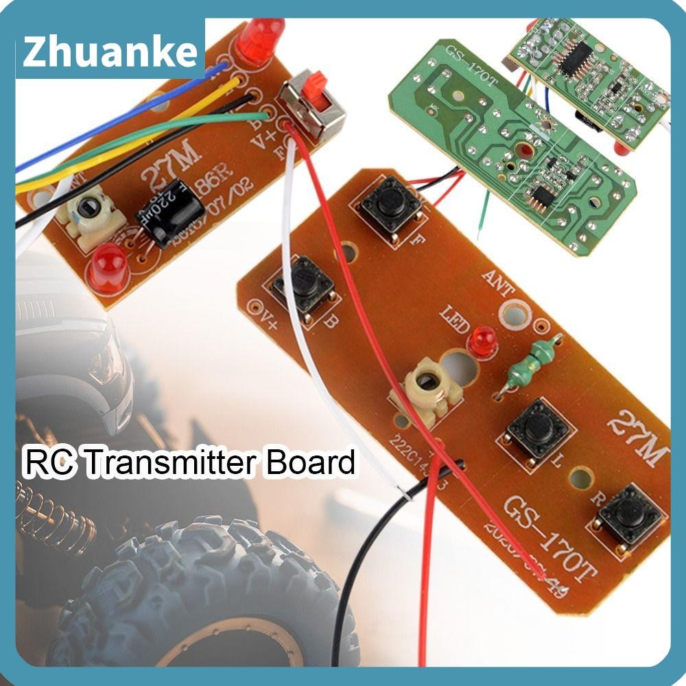 ZHUANKE 2 คู่ RC Transmitter Board, Circuit Board 27Mhz RC Control ...