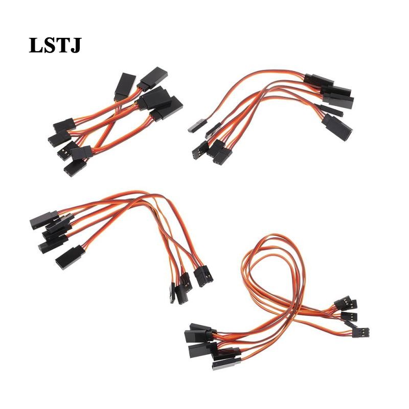 [Lstjj] 5 ชิ้นชายหญิง Servo Extension Lead Cable 3 Pin Futaba JR ...