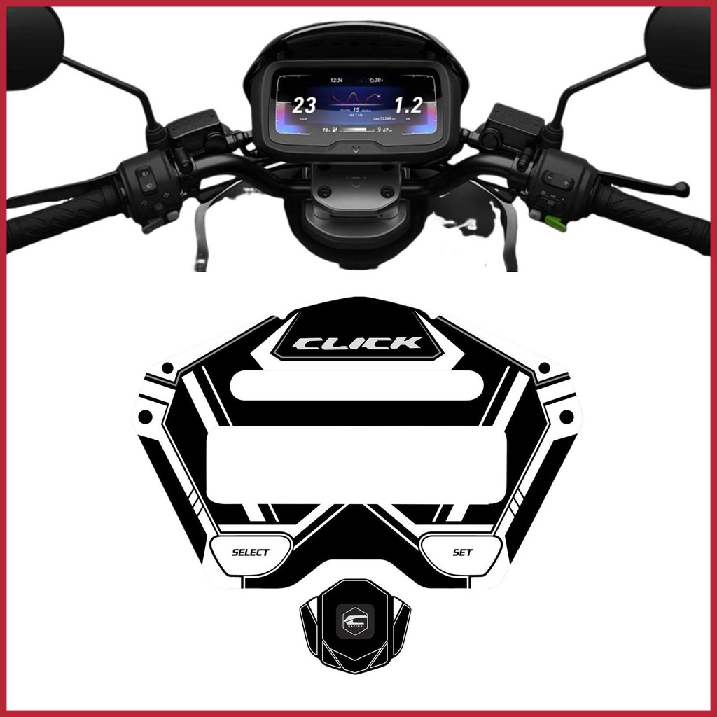 รถจักรยานยนต์ Scratch Cluster Dashboard สติกเกอร์ป้องกัน High ...