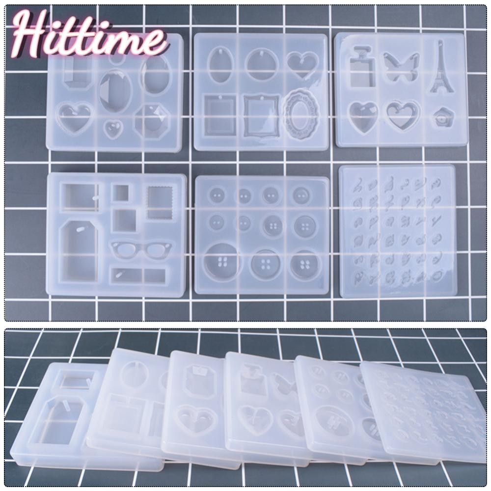 Hittime 1PC DIY สร้อยคอ Pendent ซิลิโคน Mould เรซิ่นหัตถกรรมเครื่องประดับทําแม่พิมพ์ตกแต่ง G8X3 ...